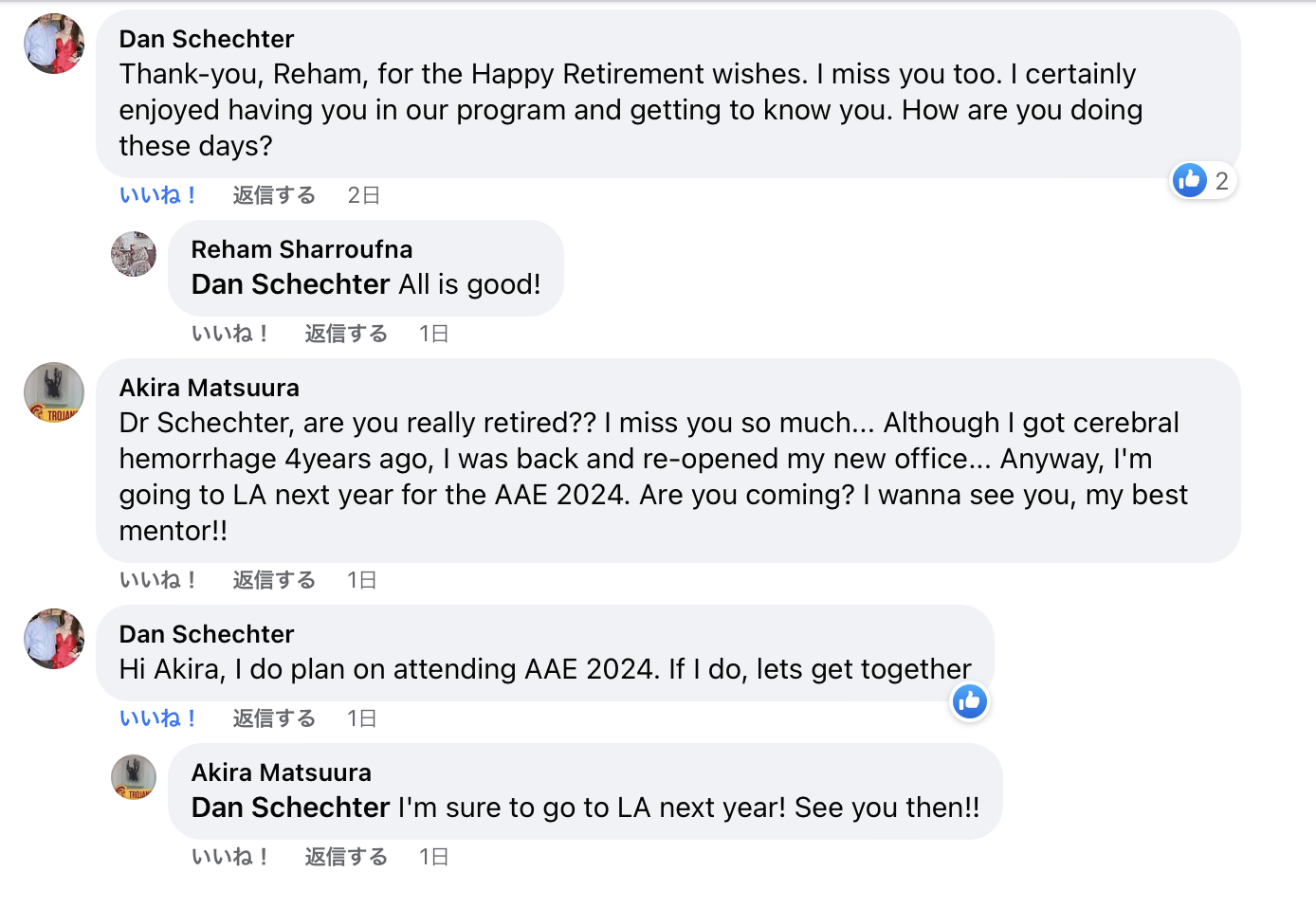 ありがとう、Dr. Schechter！！ - まつうら歯科医院 歯内療法専門室